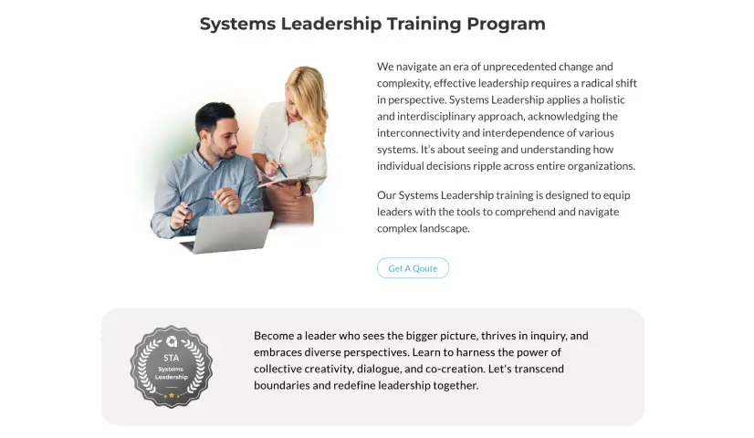 Systems Leadership Training